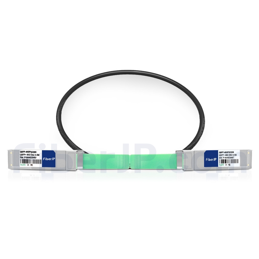 FiberJP: Juniper EX-QSFP-40GE-DAC-50CM DACケーブル｜40G QSFP+ダイレクトアタッチケーブル